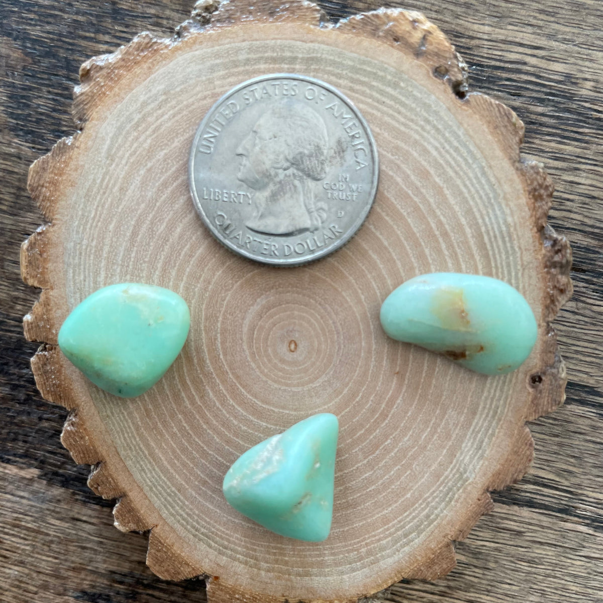 Chrysoprase Tumbled Stone – ReCircle Home