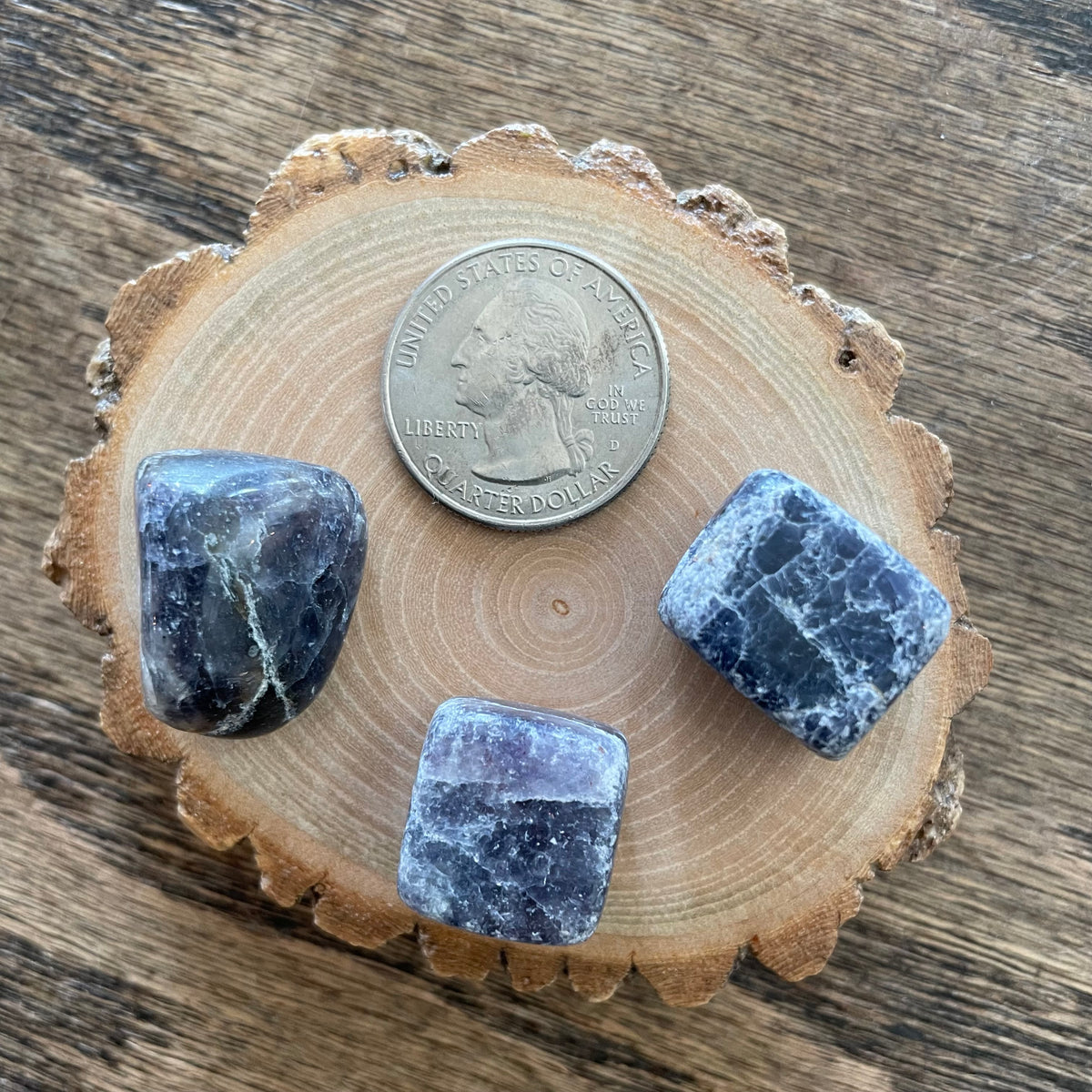 Iolite Tumbled Stone – ReCircle Home
