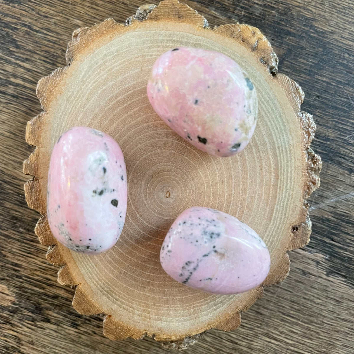 Rhodonite Tumbled Stone – ReCircle Home