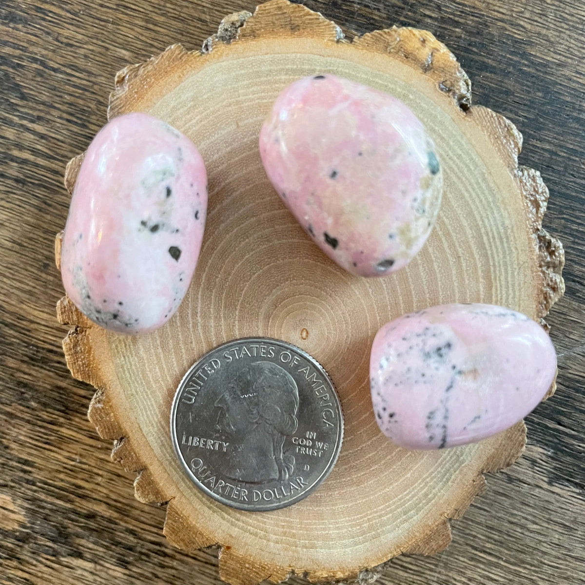 Rhodonite Tumbled Stone – ReCircle Home