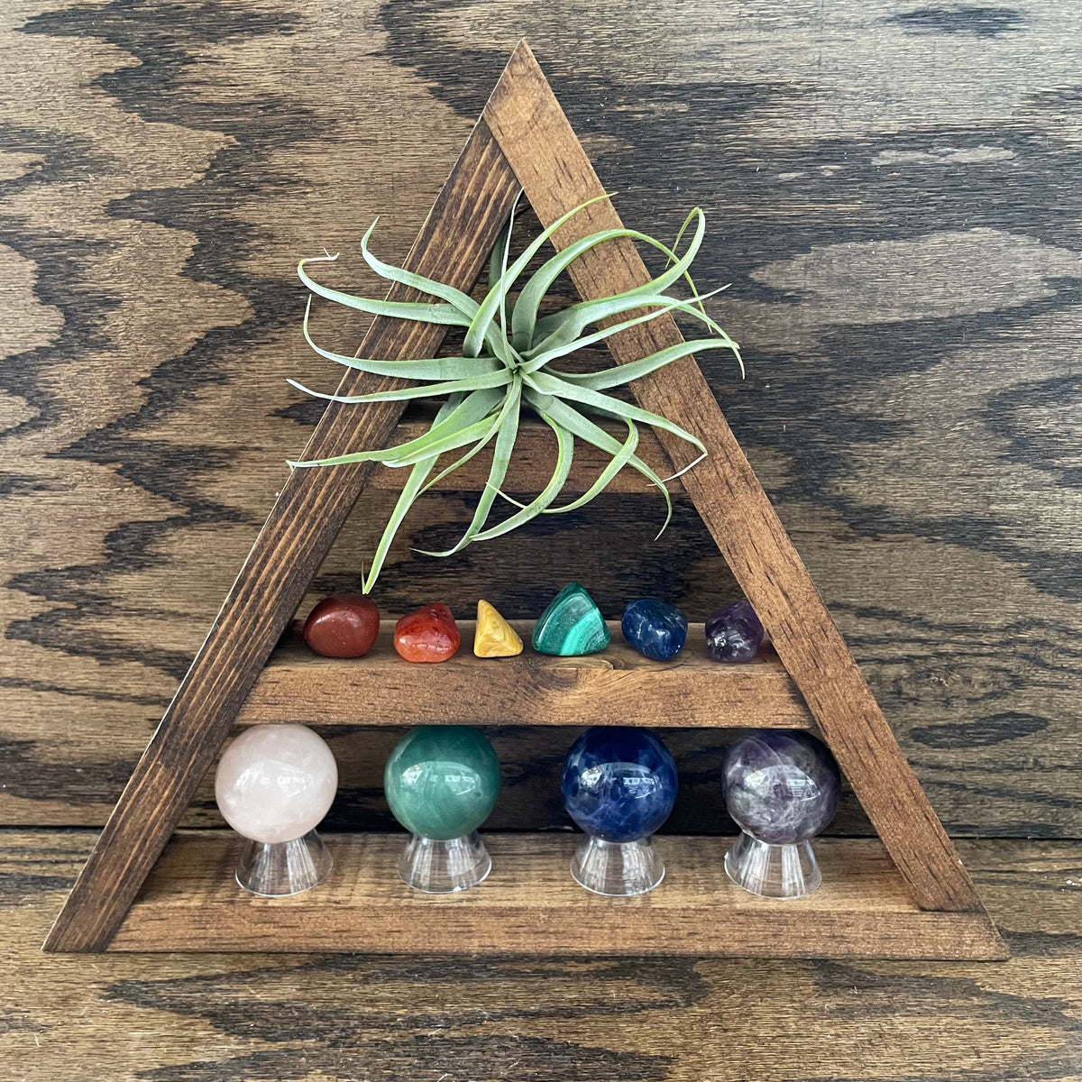 Wood Pyramid (w/ two shelves) – ReCircle Home
