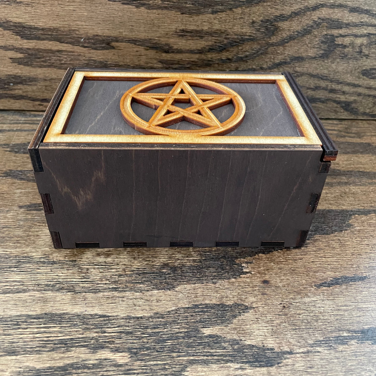 Wood Pentacle Box (Wood Inlay) – ReCircle Home